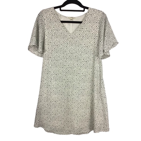 ANDREE BY UNIT | Dresses | Andree By Unit Polka Dot Mini Dress With ...